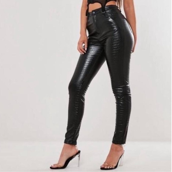 Missguided | Jeans | Missguided Leather Pants | Poshmark